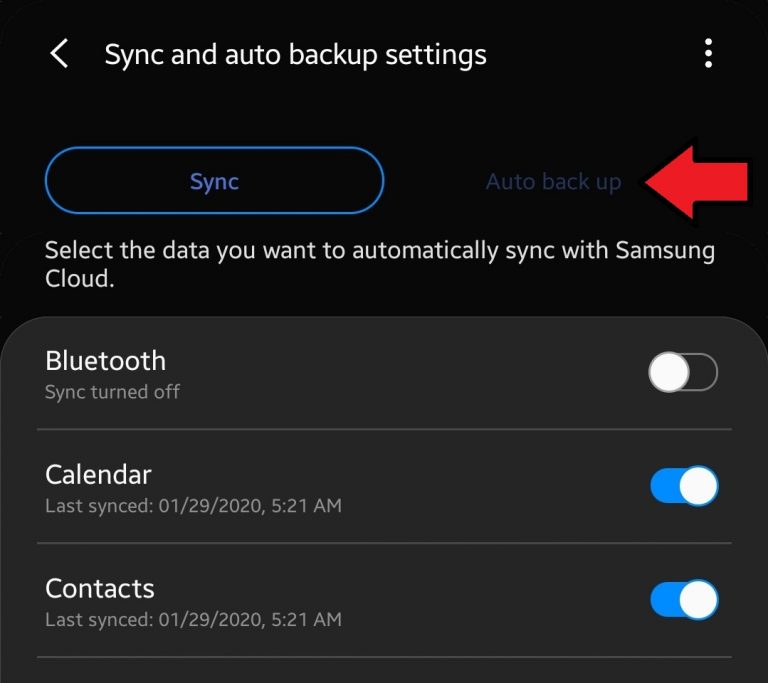 How To Create Backup Of your Data Using A Samsung Account