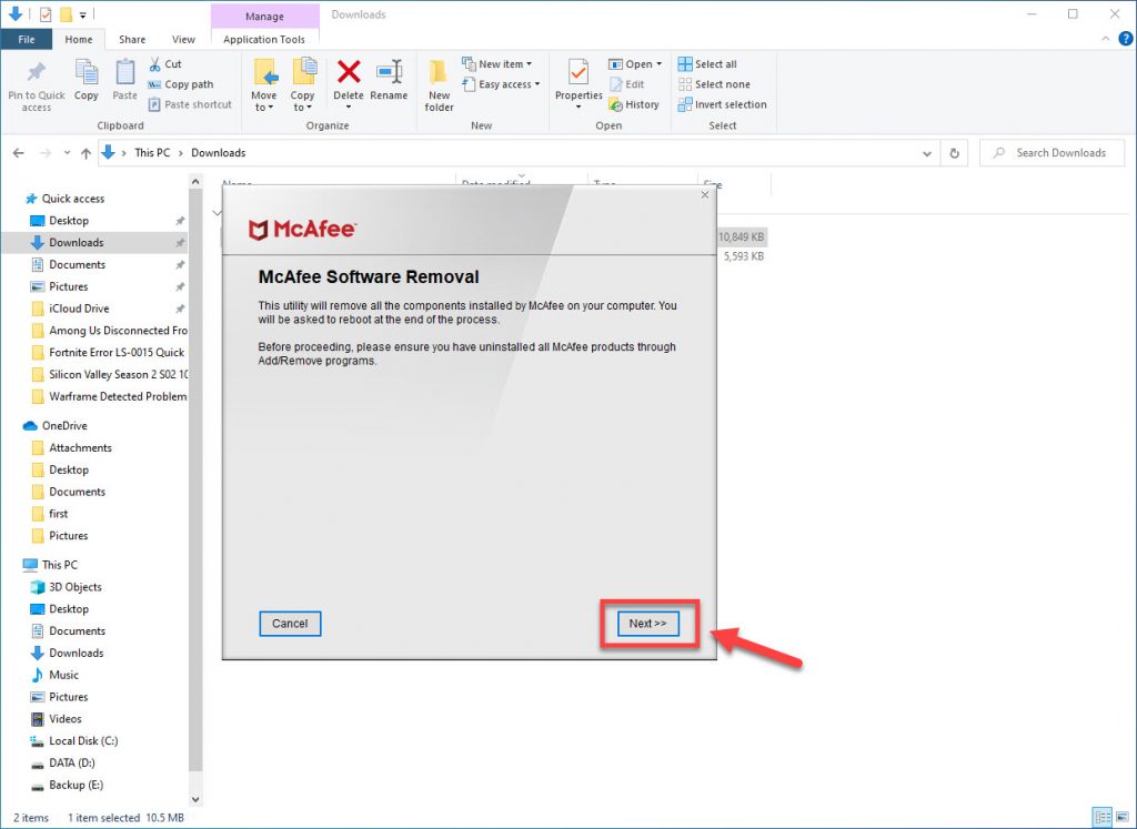 How To Remove McAfee Products From Windows 10