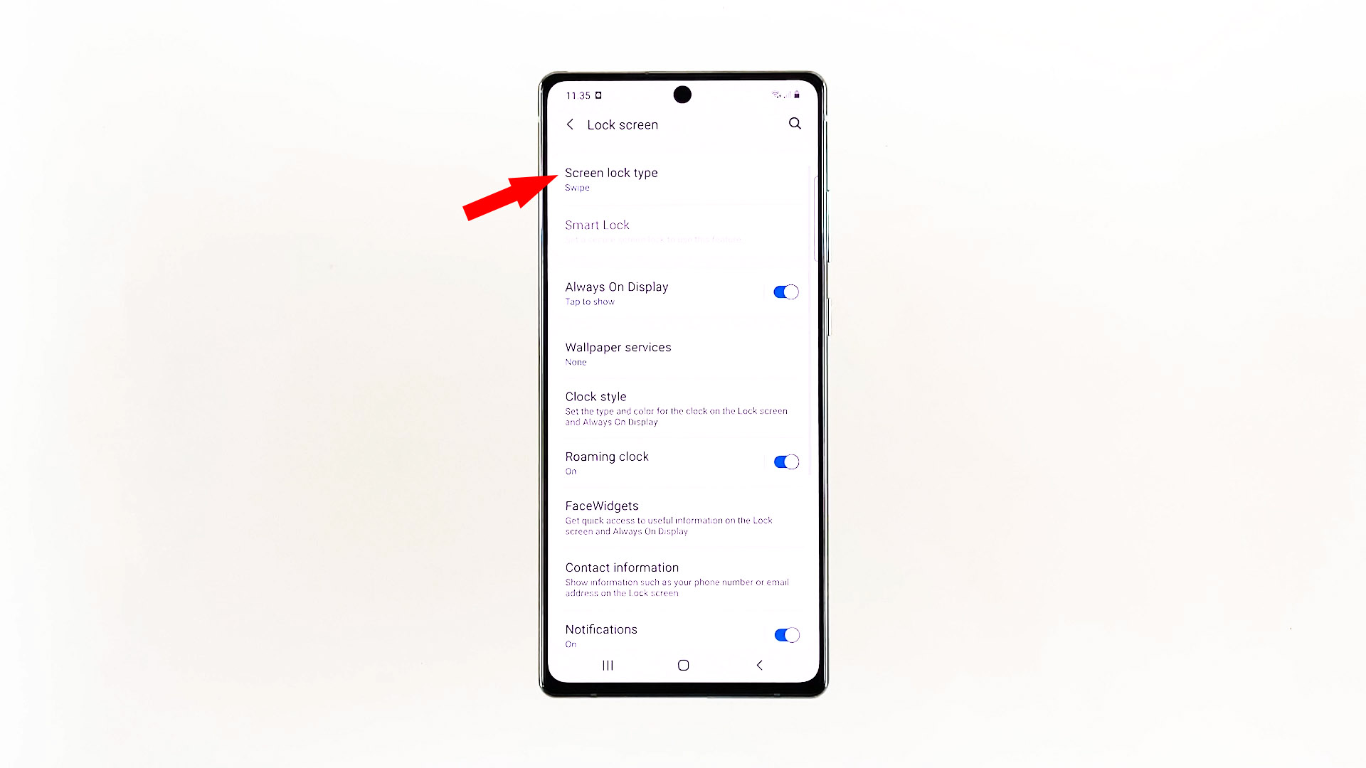 How To Setup The Pattern Screen Lock on Galaxy Note20 – The Droid Guy