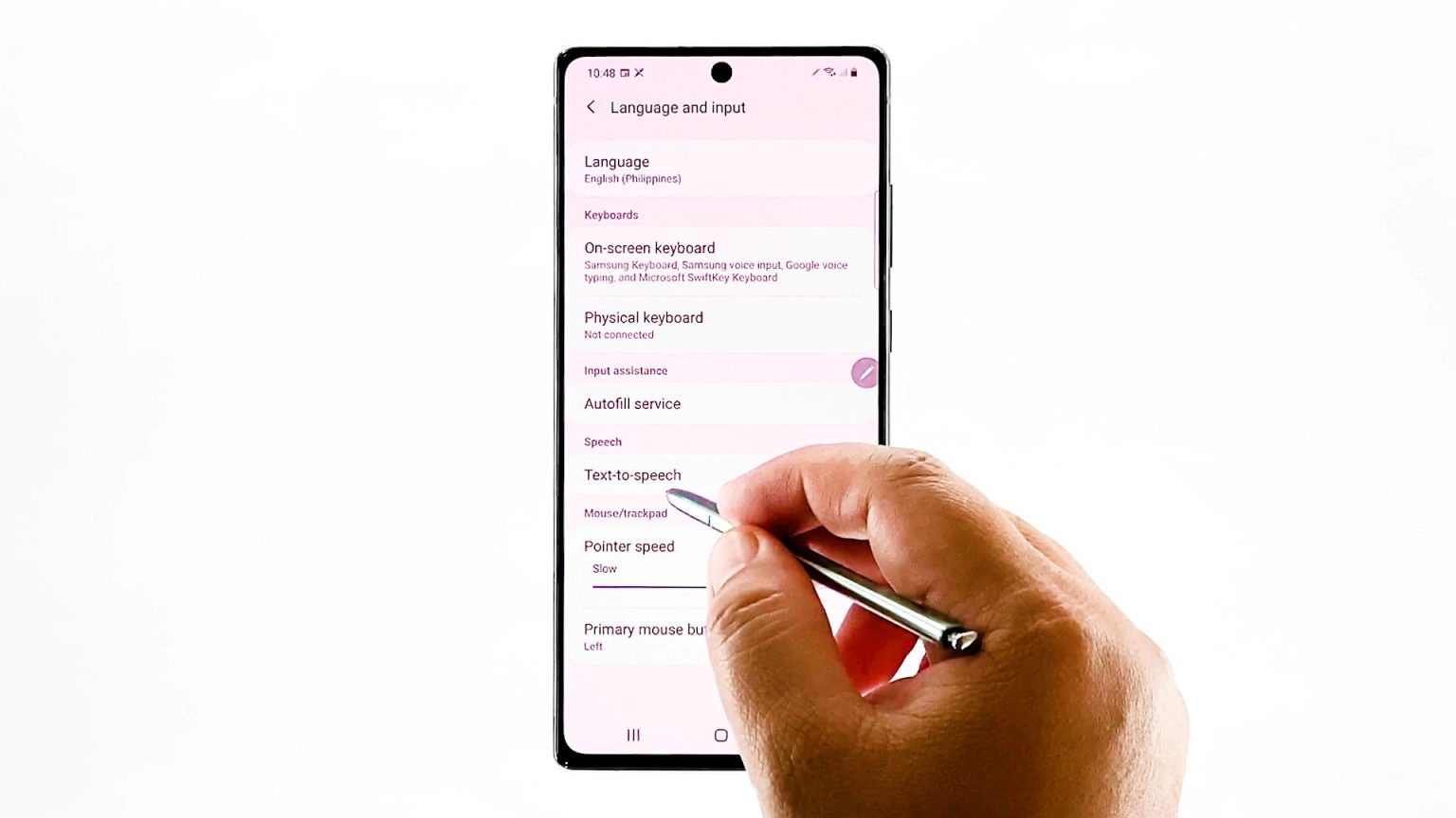 How to Access and Manage Text-to-Speech Settings on Samsung Galaxy Note ...