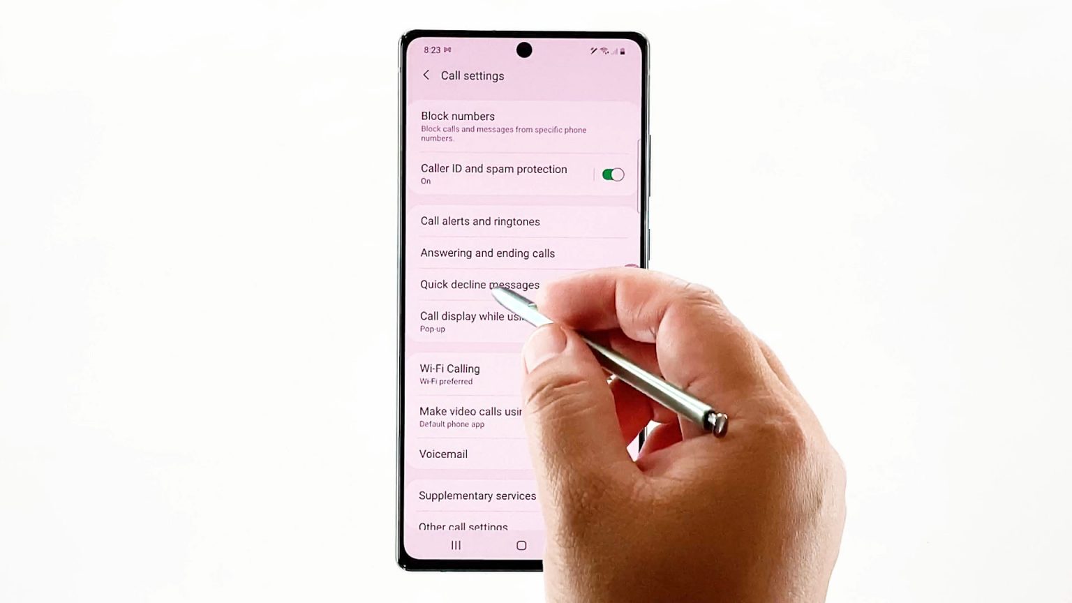 How to Set Up and Create Quick Decline Messages on Note 20 – The Droid Guy