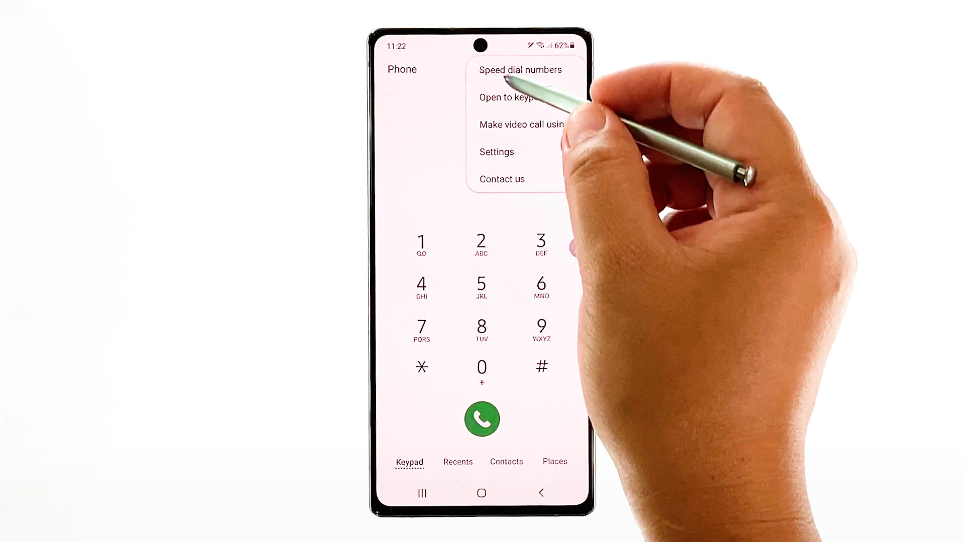 How to Set Speed Dial Number on Samsung Galaxy Note 20 – The Droid Guy