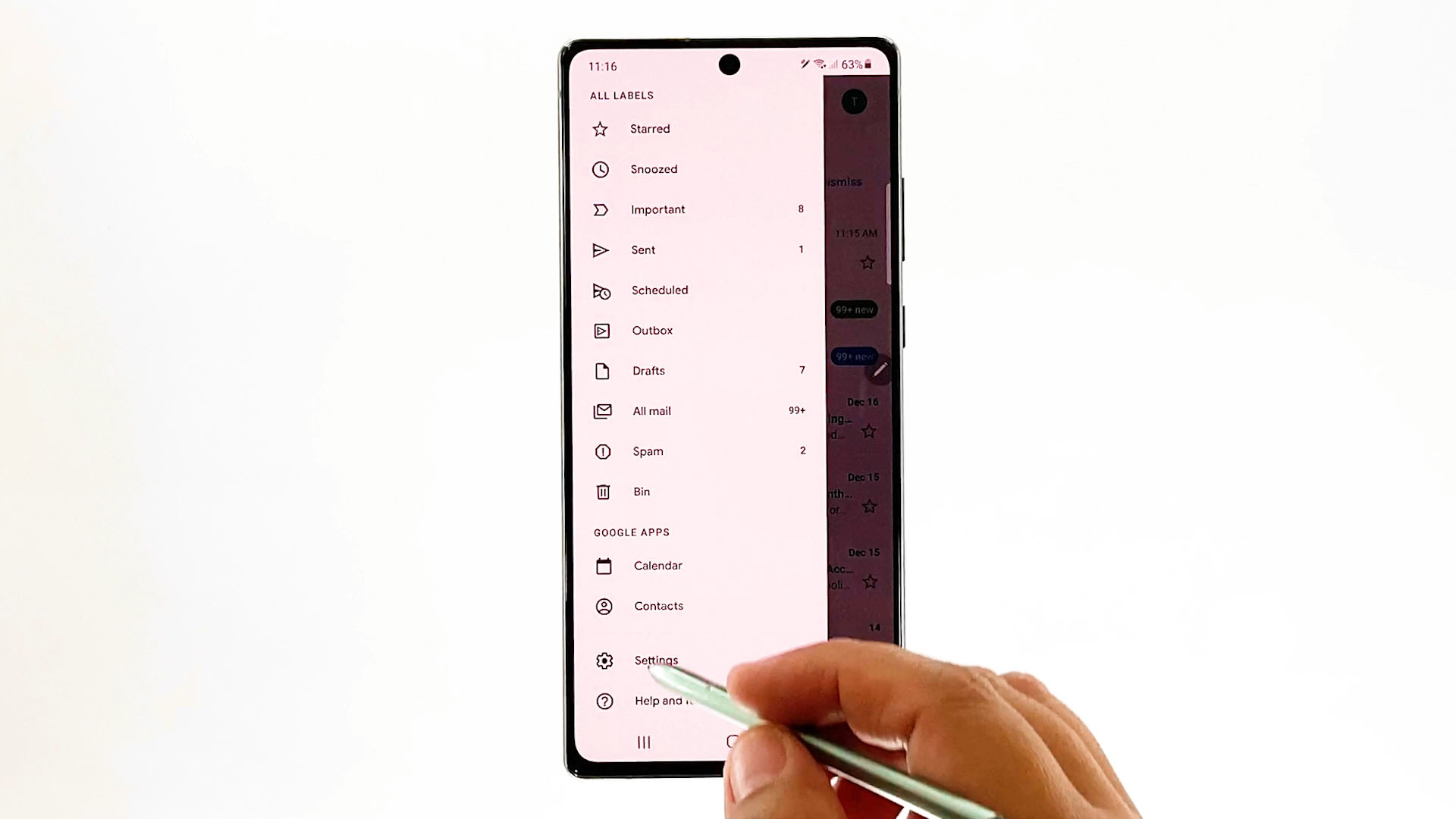 How to Change Gmail Conversation Layout on Samsung Galaxy Note 20 – The ...
