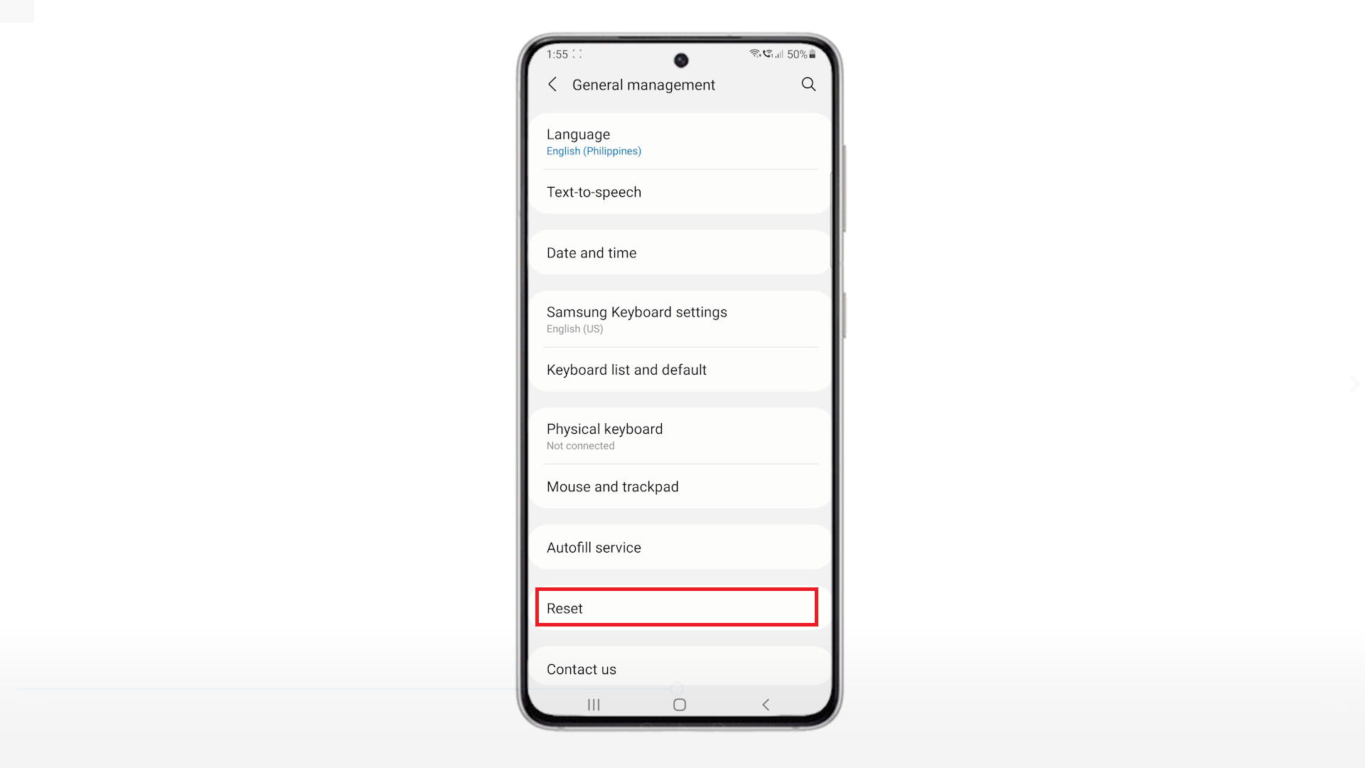 How to Factory Reset Samsung Galaxy S21 via Settings Menu | Erase All ...