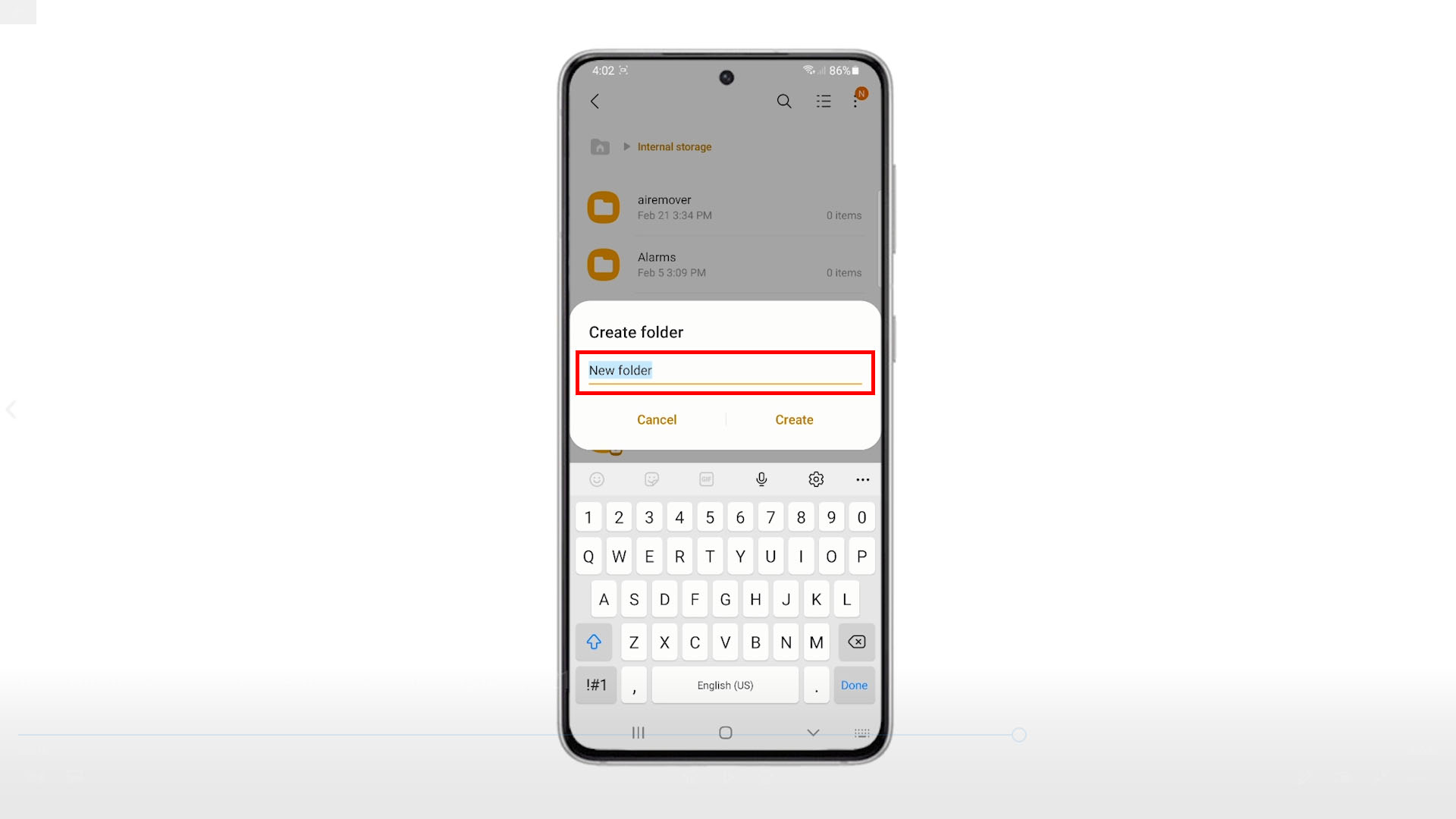 How to Create New Folder on Samsung Galaxy S21 | My Files – The Droid Guy