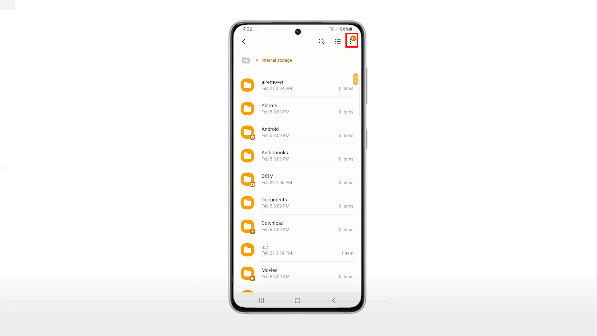 How to Create New Folder on Samsung Galaxy S21 | My Files – The Droid Guy