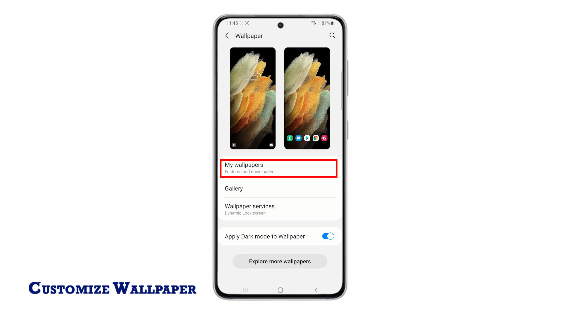 How to Customize Galaxy S21 Home Screen | New Wallpapers, Themes ...
