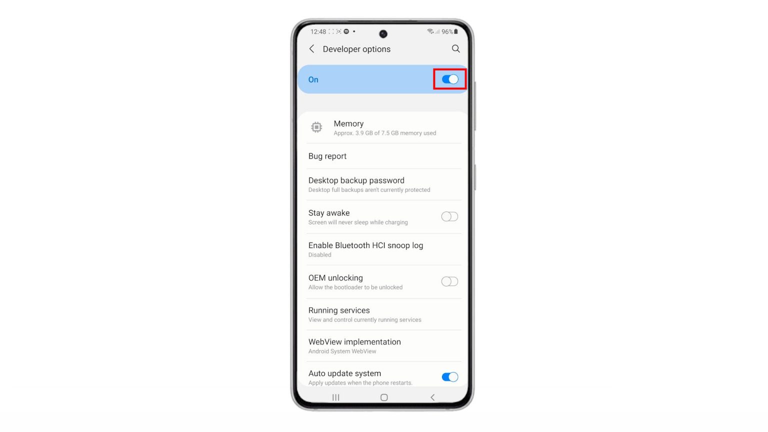 How to Enable Developer Options on Samsung Galaxy S21 | Developer Mode ...