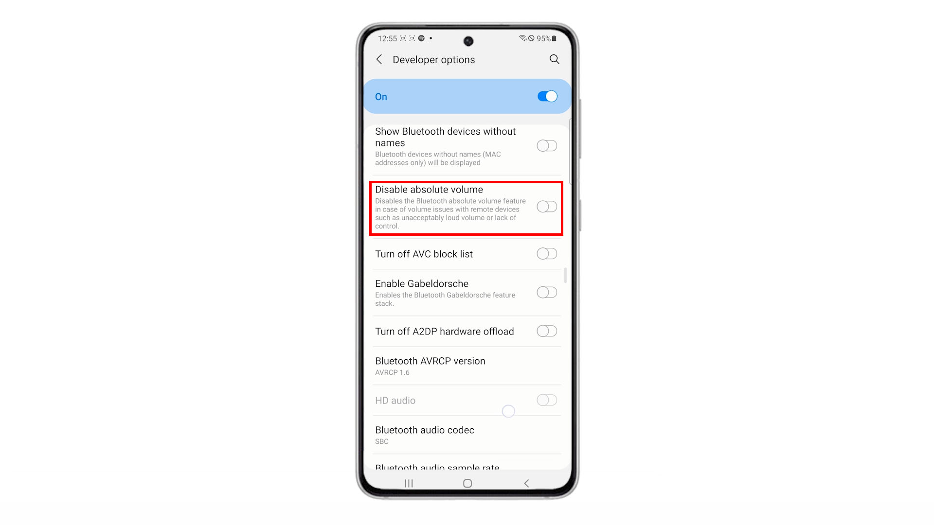 How to Enable/Disable Absolute Volume on Samsung Galaxy S21 – The Droid Guy