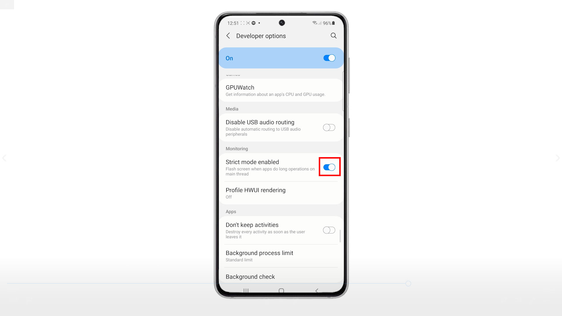 How to Enable Strict Mode on Samsung Galaxy S21 – The Droid Guy