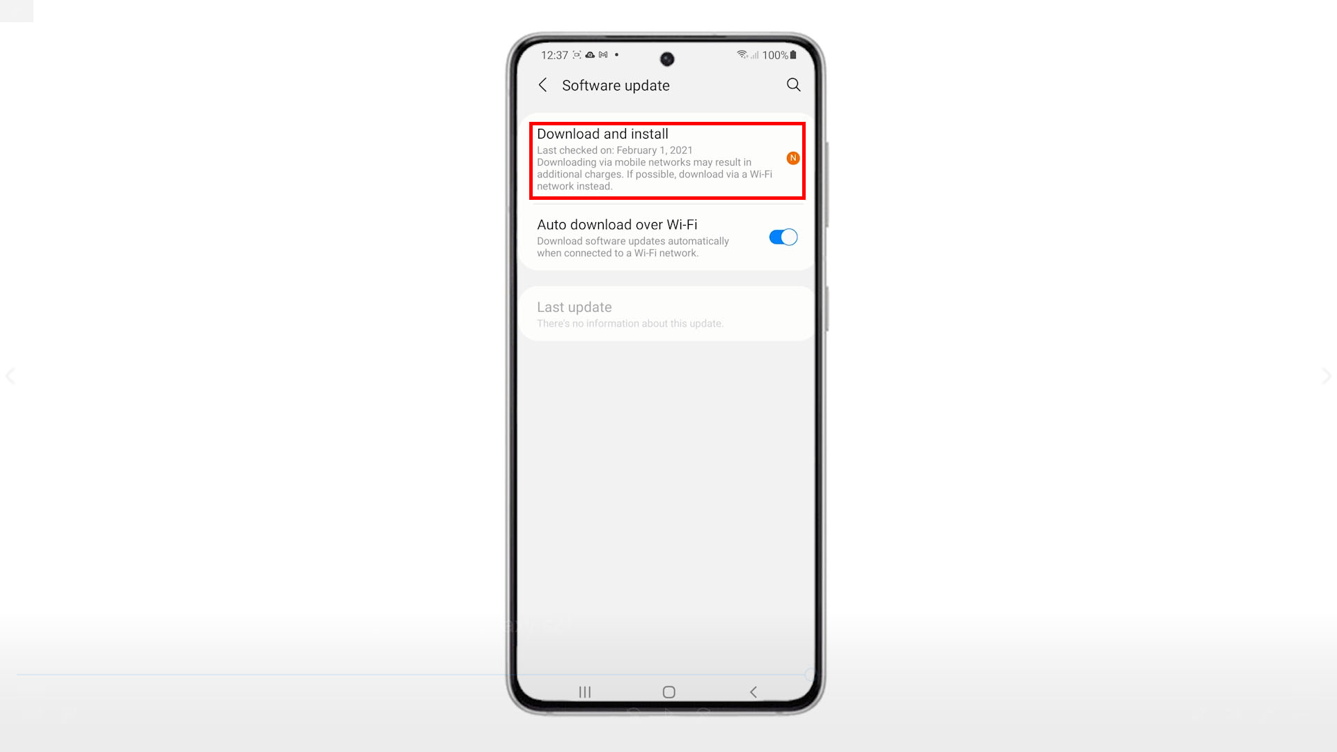 How to Download and Install New Software Update on Samsung Galaxy S21 ...