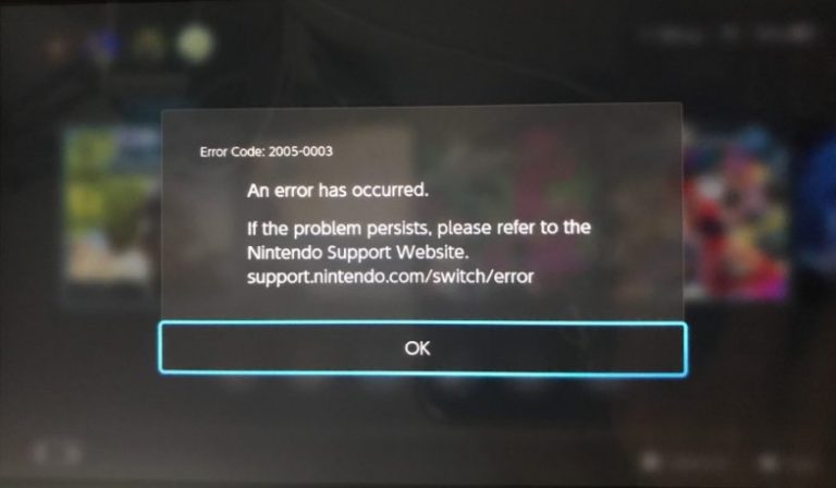 How To Fix Nintendo Switch 2005-0003 Error | NEW & Updated in 2024 ...