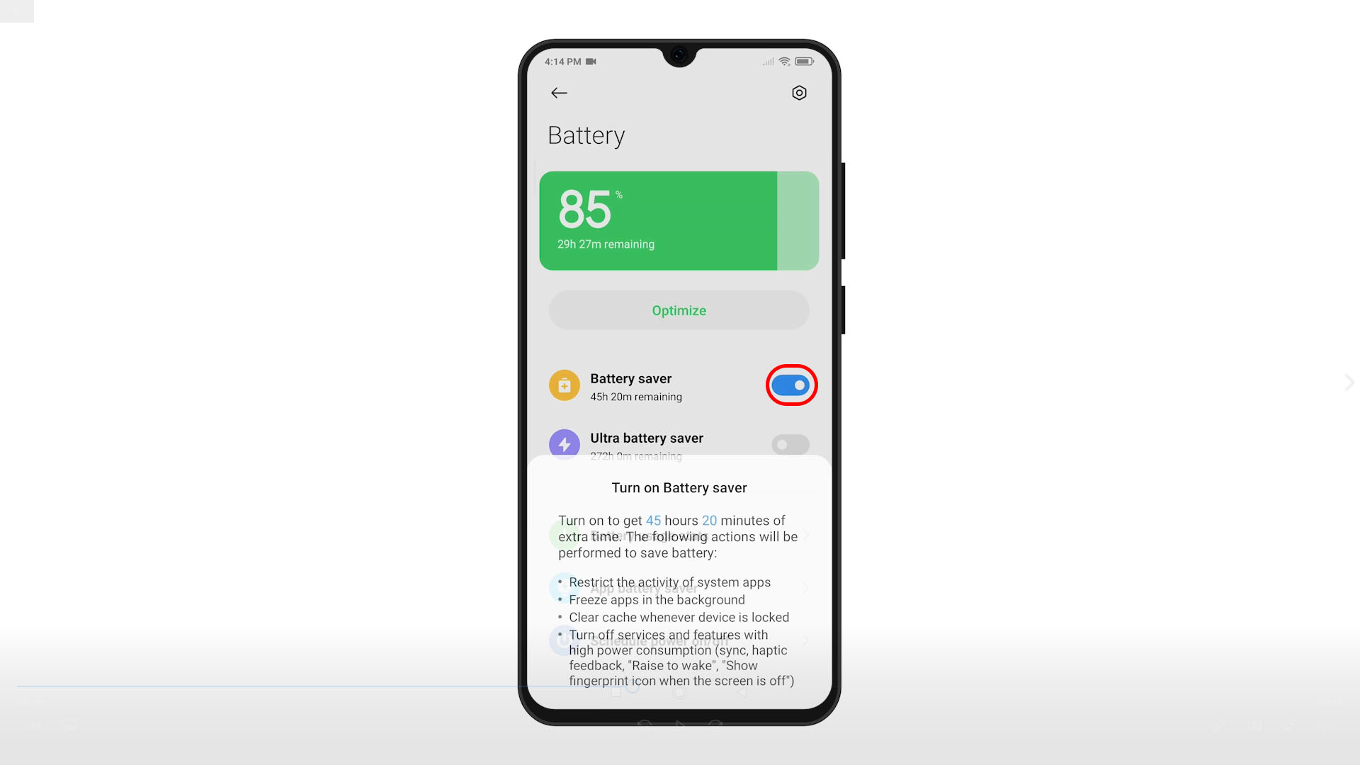 How to Activate Redmi Note 8 Pro Power-Saving Features – The Droid Guy