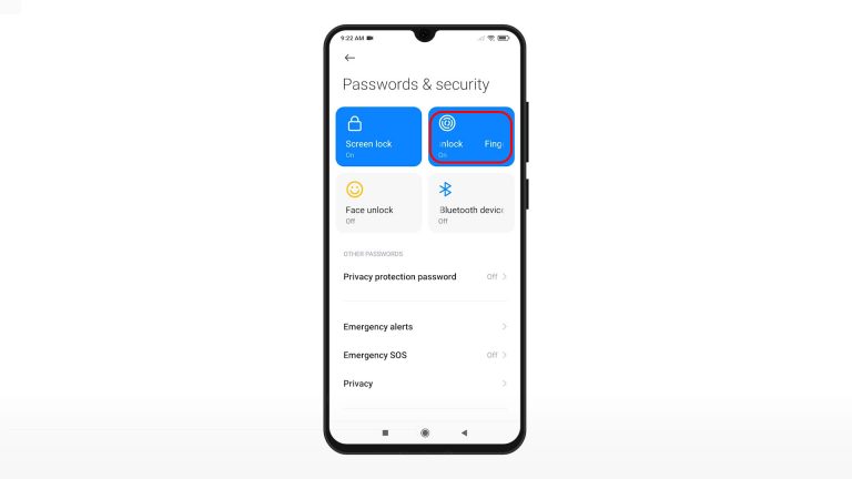 How to Register/Add New Fingerprint on Xiaomi Redmi Note 8 Pro – The ...