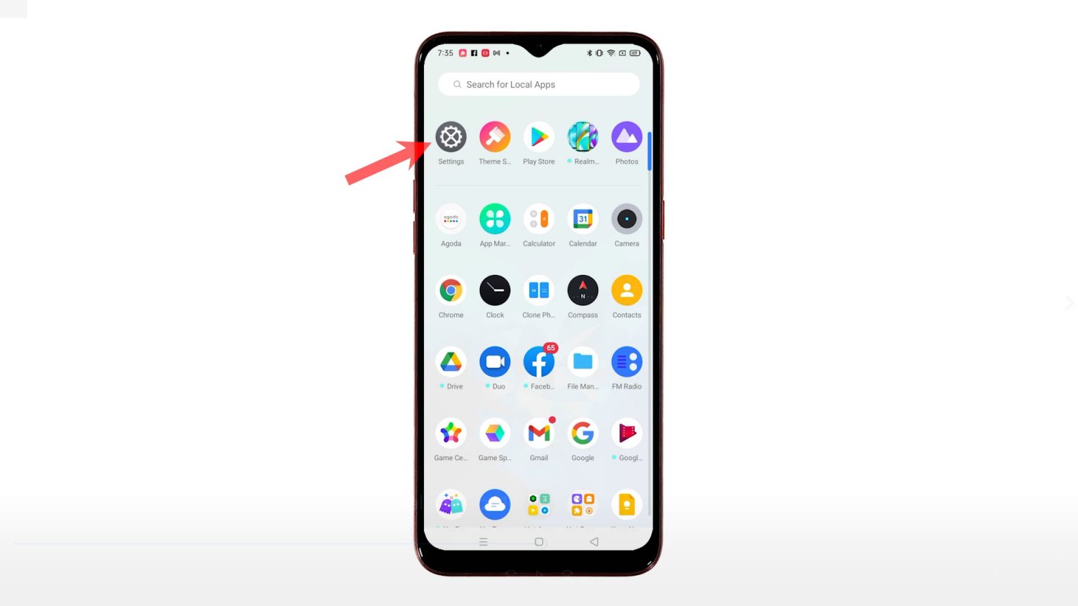 How to Reset All Settings on Realme Narzo 10 without Deleting User Data ...