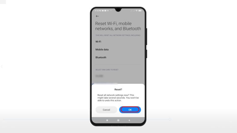 How to Reset Network Settings on Xiaomi Redmi Note 8 Pro | Restoring ...