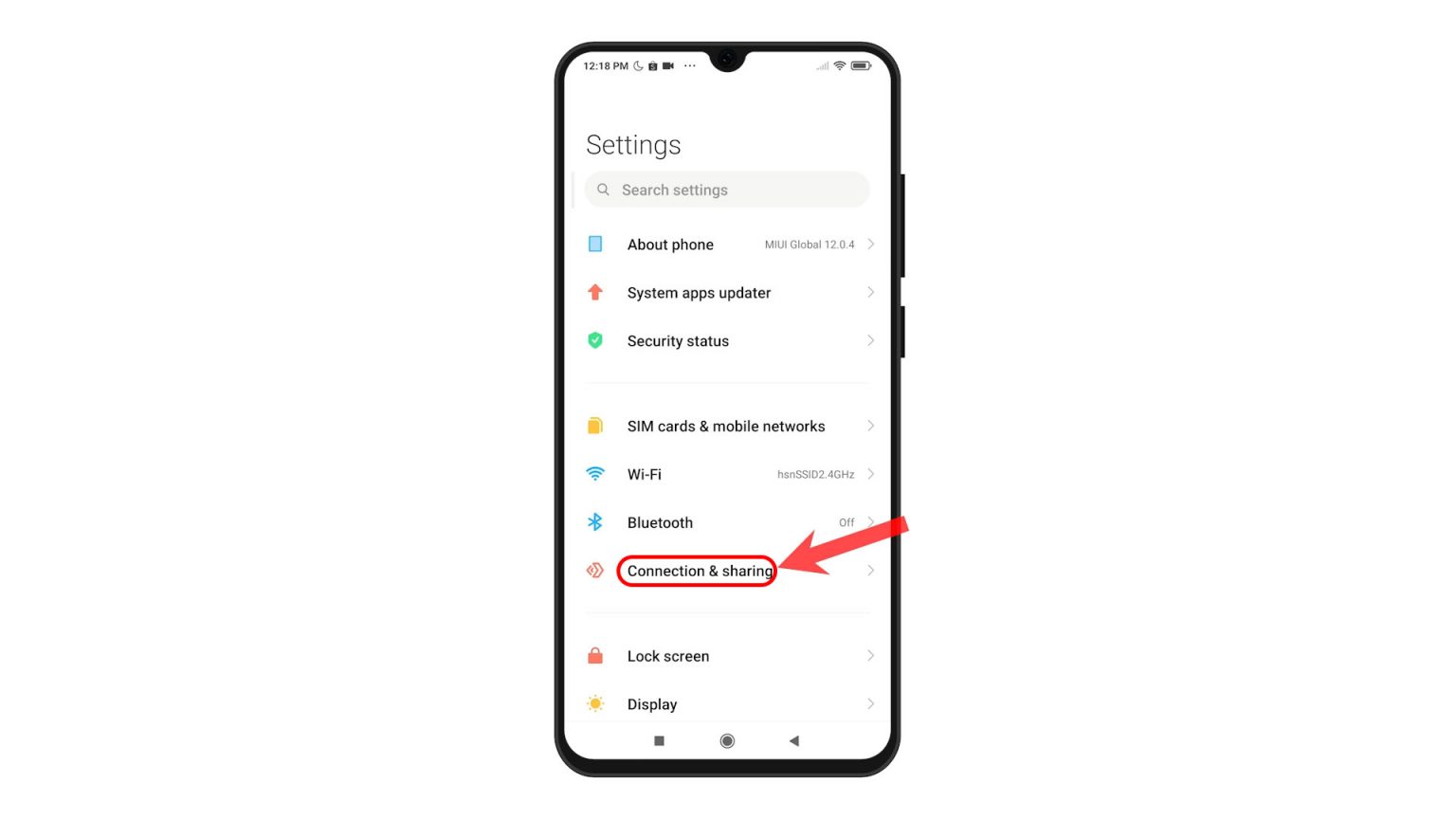 How to Enable and Set Up Portable Hotspot on Redmi Note 8 Pro ...