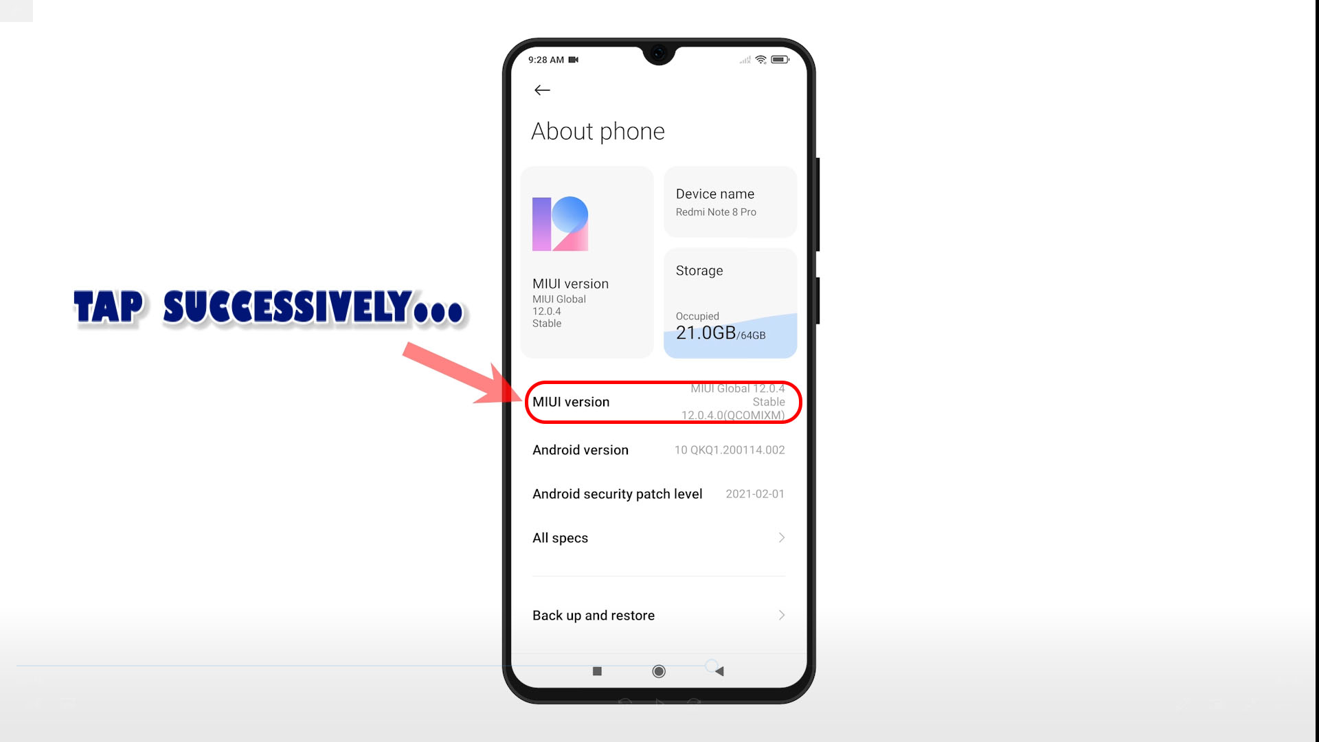 How to Unlock Xiaomi Redmi Note 8 Pro Developer Options – The Droid Guy