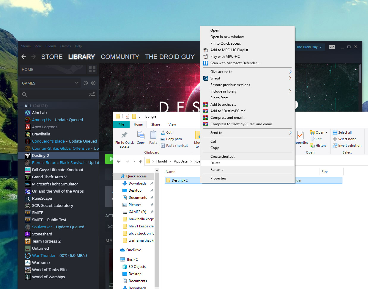How To Fix Destiny 2 Stuck On The Loading Screen – The Droid Guy
