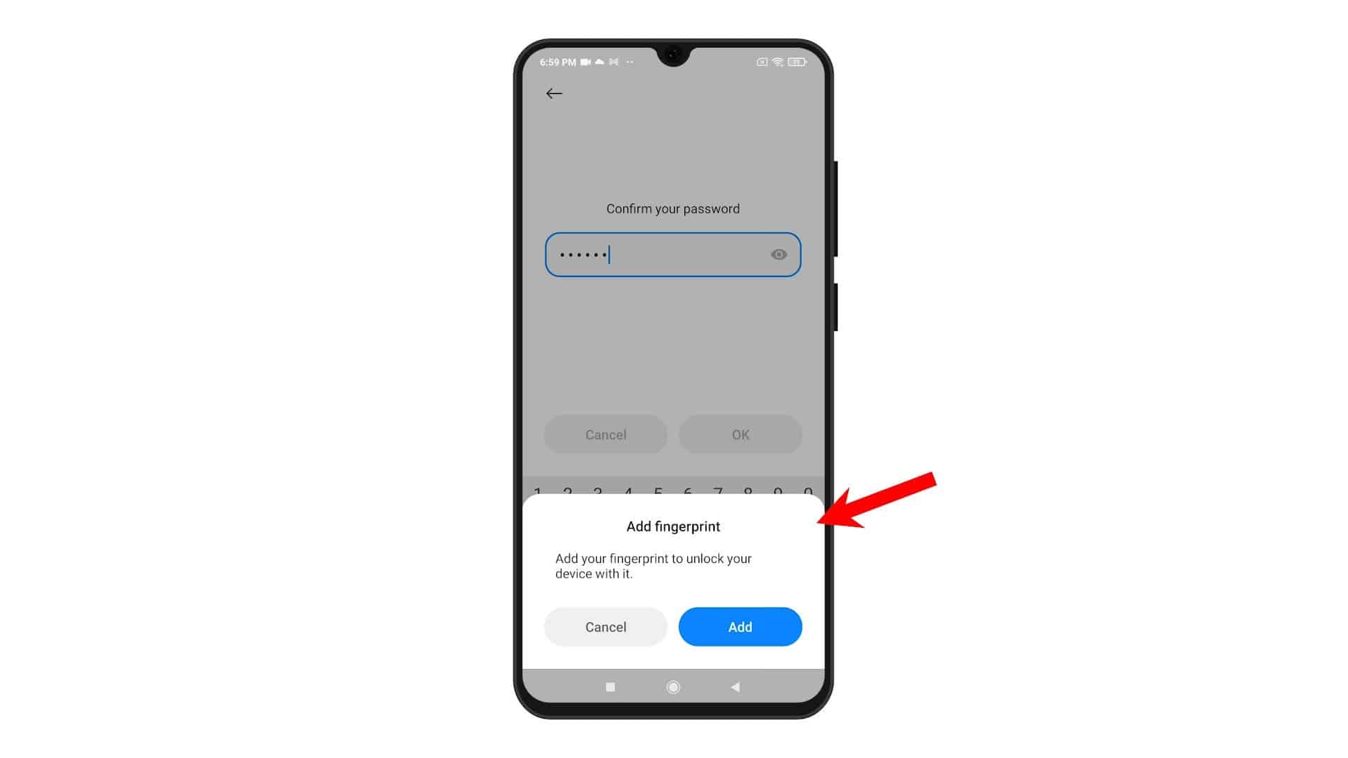 How To Set Up A Password On Redmi Note 8 Lock Screen Password Security The Droid Guy 6355