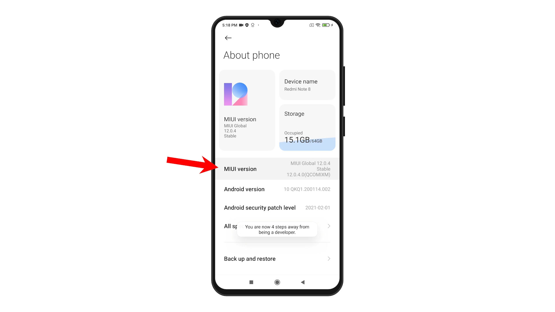 How To Unlock Developer Options And Access Hidden Features On Redmi Note 8 The Droid Guy 6052