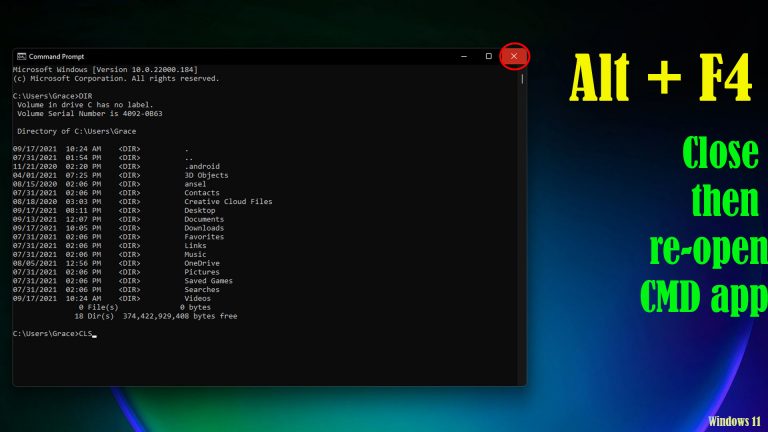 How to Clear Command Prompt Screen on Windows 11 | CLS – The Droid Guy