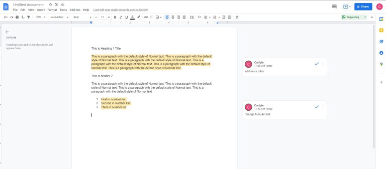 How To Print Google Doc With Comments