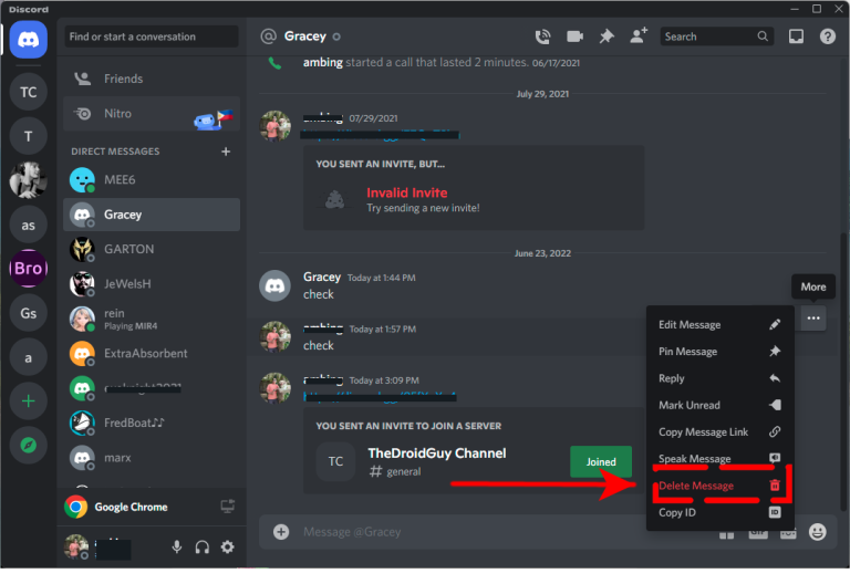 How To Delete Discord Chat Messages Fast [Updated Steps] – The Droid Guy