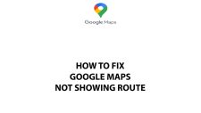 How To Fix Google Maps Not Showing Route – The Droid Guy