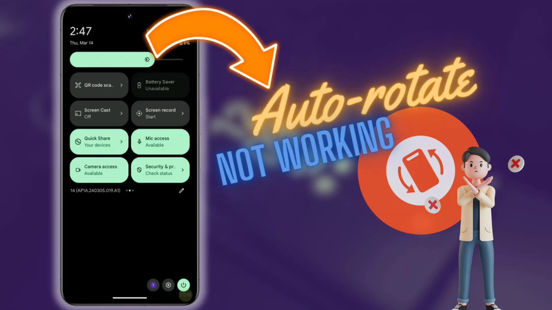 Google Pixel 8 Auto-Rotate Not Working? Try These Easy Software Fixes!