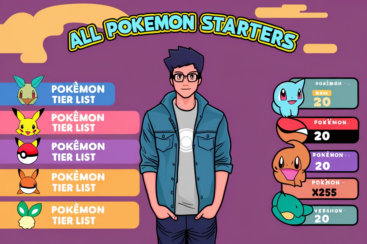 All Pokemon Starters Tier List for Updated Game Version