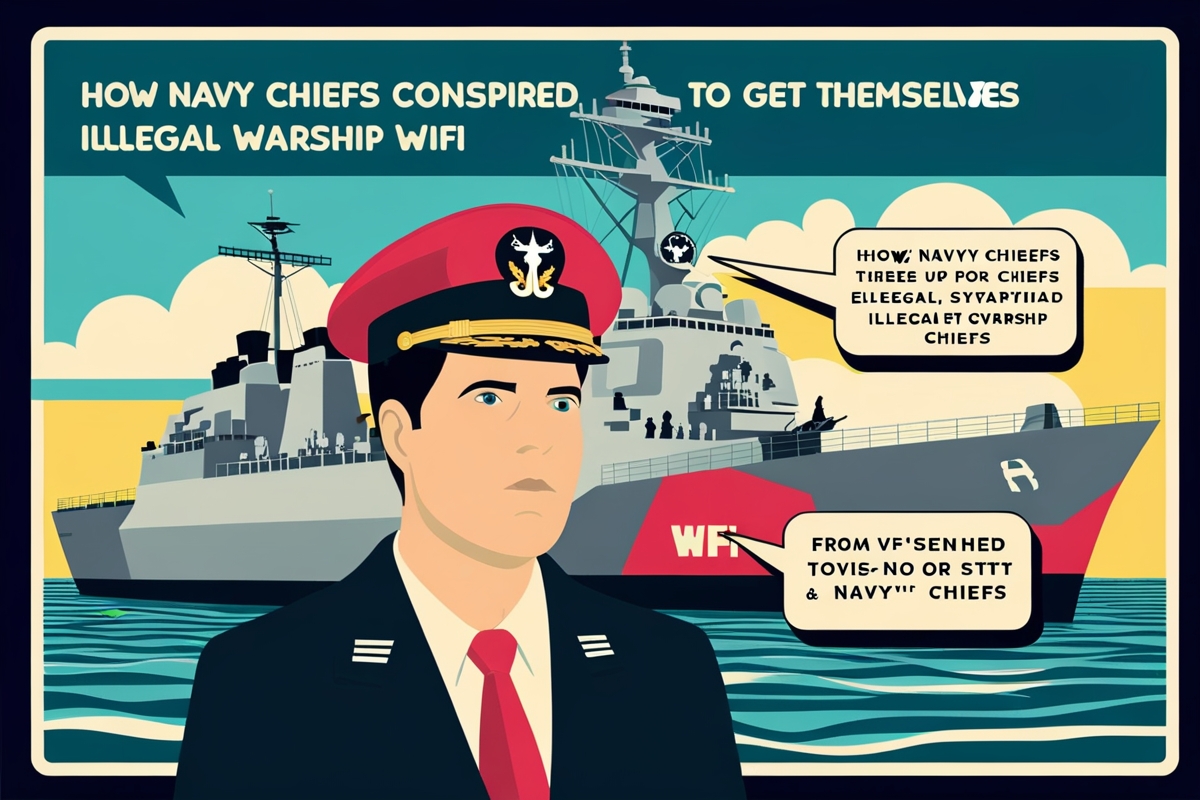 How Navy Chiefs Conspired to Get Themselves Illegal Warship WiFi
