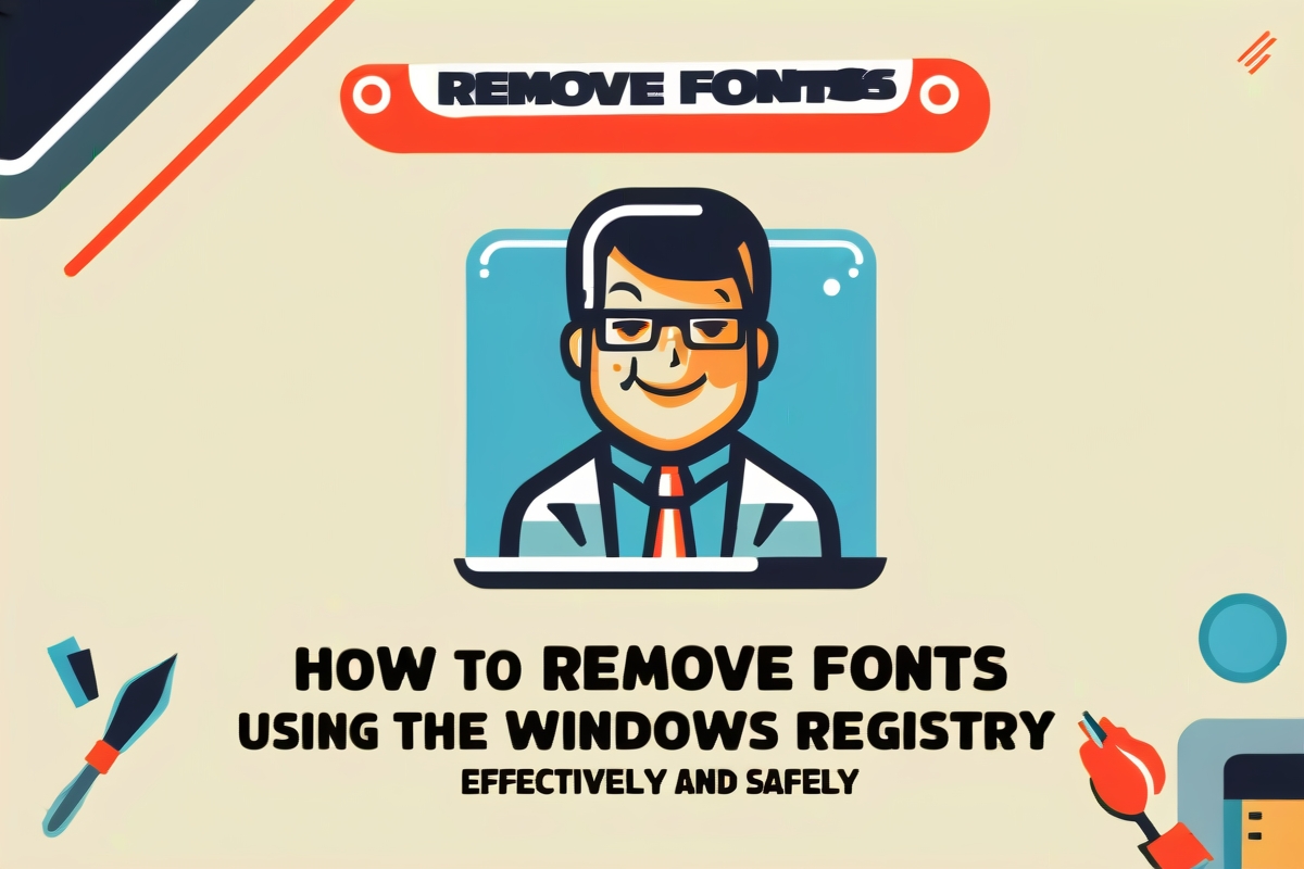 How To Remove Fonts Using The Windows Registry Effectively And Safely