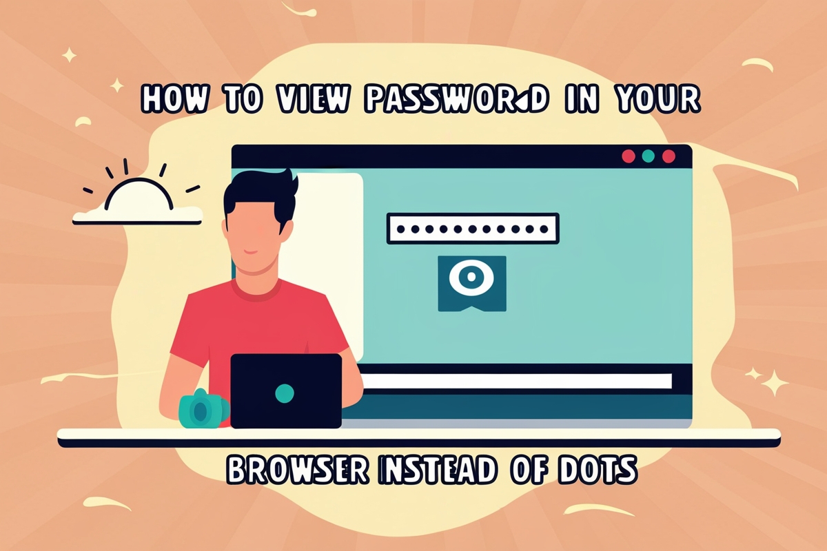 How To View Password In Your Browser Instead Of Dots