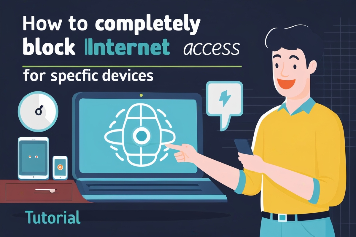 How to Completely Block Internet Access for Specific Devices Tutorial