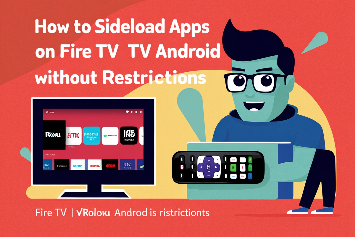 How to Sideload Apps on Fire TV Roku Android Without Restrictions