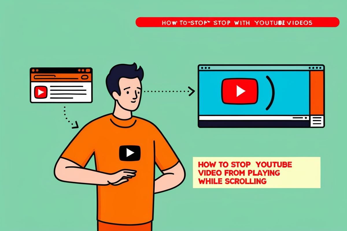 Prevent YouTube Videos Playing Scrolling Stop Videos Auto Scroll