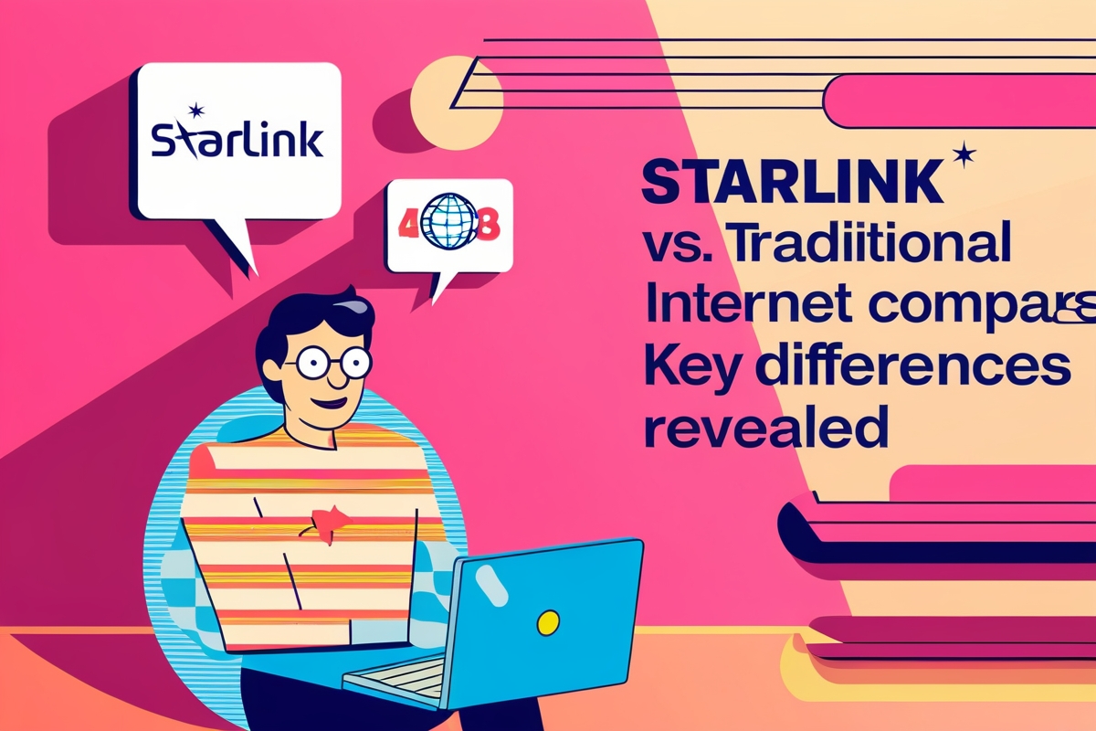 Starlink vs Traditional Internet Comparison: Key Differences Revealed